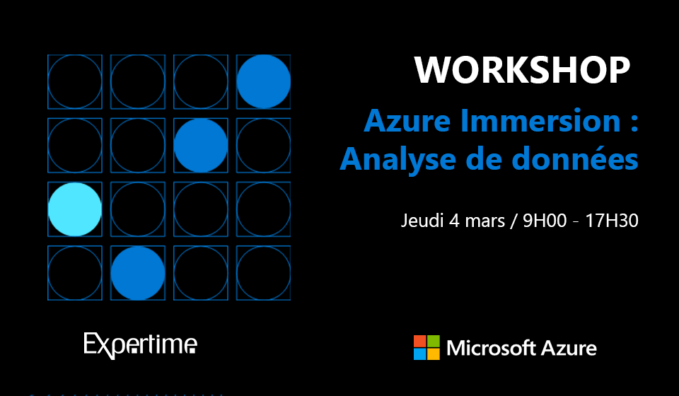 [WORKSHOP] Optimisez vos analytics grâce à Azure le 4 mars 2021