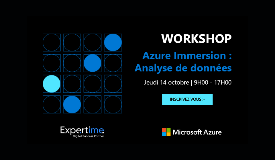 [WORKSHOP] Optimisez vos analytics grâce à Azure le 14 octobre 2021