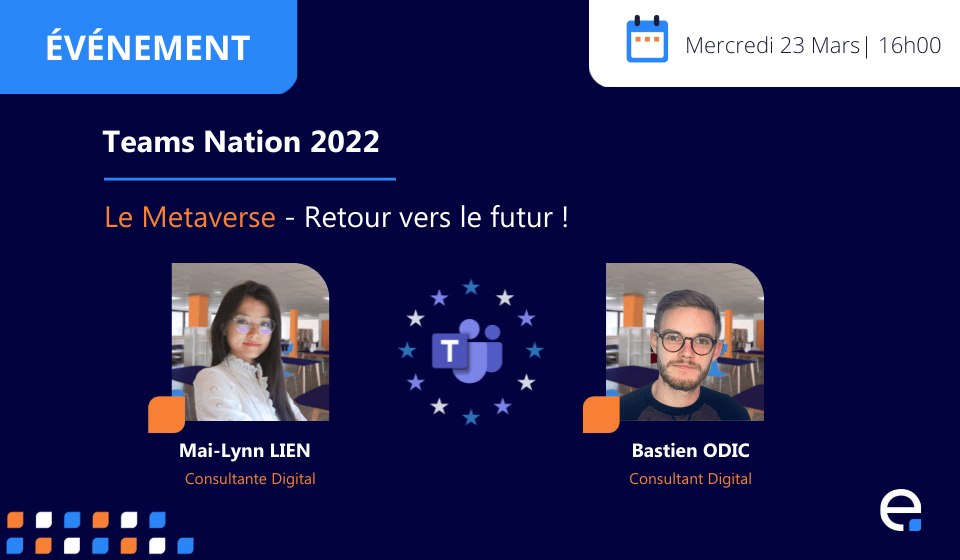 La Teams Nation Conference 2022 c'est le 23 mars prochain