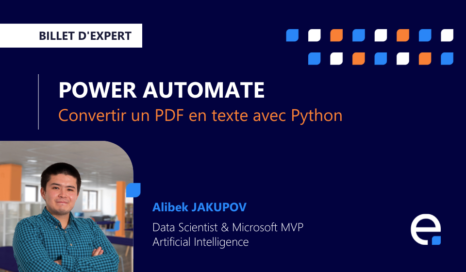Power Automate : convertir un PDF en texte avec Python | Expertime